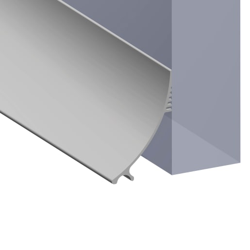 Stormguard Rain Deflector Mill Finish Aluminium 838mm x 63mm