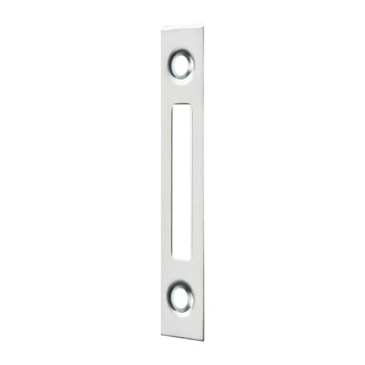 ERA Budget Lock Flat Striker Plate 92 x 16 x 2mm Bright Zinc Plated