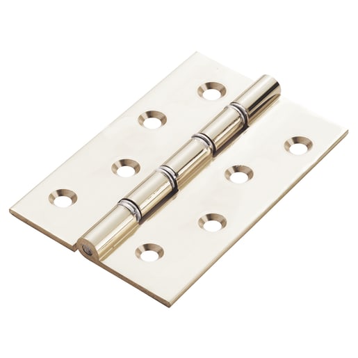 Carlisle Brass Double Steel Washered Butt Hinge 102mm Polished Chrome