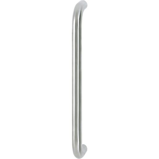 Arrone Pull Handle with Bolt Fix 425 x 19mm Polished Stainless Steel