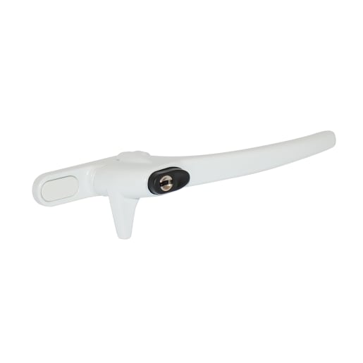 ERA Charisma Cockspur Locking Window Handle Right Hand 21mm White
